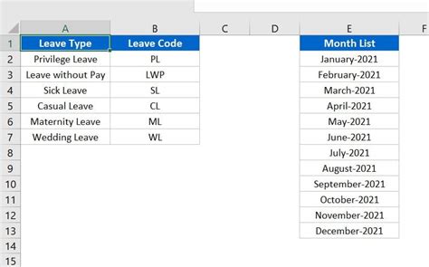 Annual Leave Tracker With Daily Monthly View In Excel PK An Excel Expert