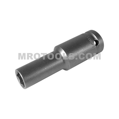 12mm55 Apex 12mm Thin Wall Metric Extra Long Socket 12 Square Drive