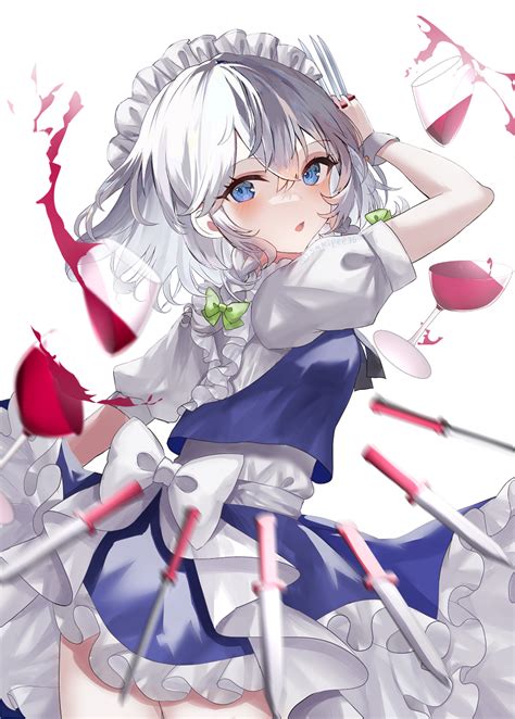 Izayoi Sakuya Touhou Drawn By Sakizakisaki P Danbooru