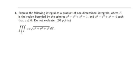Solved 3 Express The Following Integral As A Chegg Com