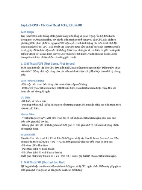 Lap Lich Cpu Fcfs Sjf Rr Chi Tiet Pdf