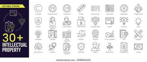 Cyber Security Stroke Icons Set Data Stock Vector Royalty Free 2424065367 Shutterstock
