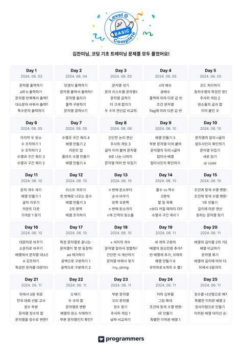 프로그래머스 Lv0 코딩 기초 트레이닝 완주