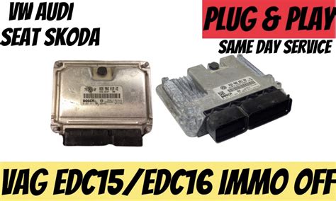 Vag Edc15 Edc16 Ecu Immo Off Plug And Play Quick Delivery