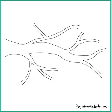 Printable Tree Branch Template Artofit