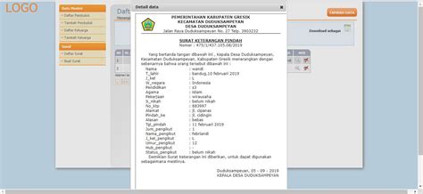 source code php sistem informasi kependudukan dan surat menyurat desa