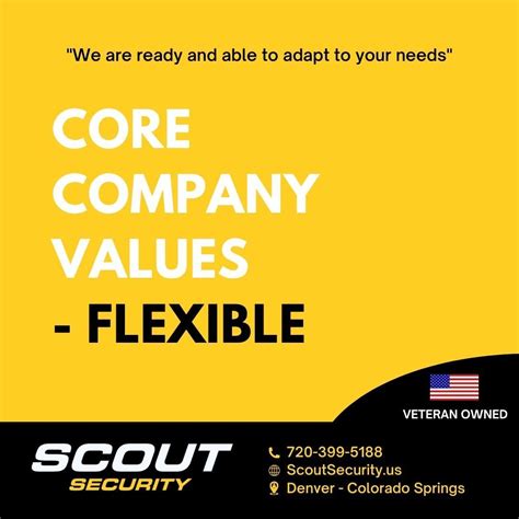 Scout Security Flexibility For The Unexpected Scout Security Denver Colorado Springs Posted