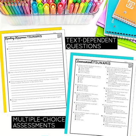 4th Grade Cause And Effect Nonfiction Text Reading Comprehension Passages
