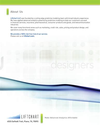 Analytics Brochure