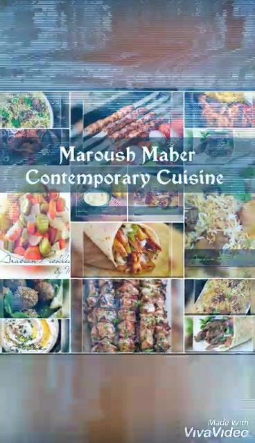 Maroush Maher Contemporary Cuisine Home Facebook