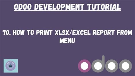 How To Print Xlsxexcel Report From Menu In Hindi Odoo Tutorial In Hindi Learnology Coding
