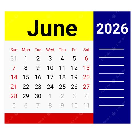 June 2026 To June 2026 Calendar