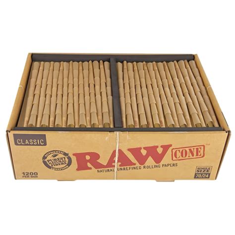 Raw Classic 70mm Bulk Cones Ckz Wholesale