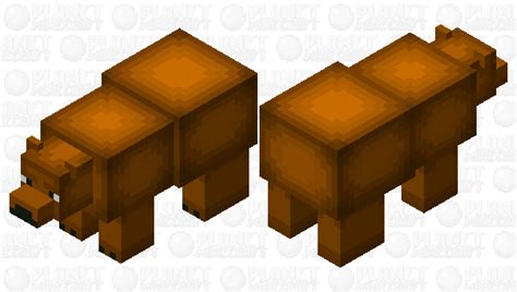 Brown Bear Minecraft Mob Skin