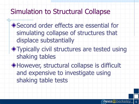 Ppt Hybrid Simulation Of Structural Collapse Powerpoint Presentation Id 3119262