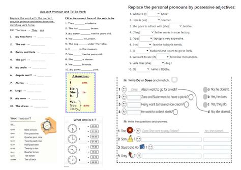 Refuerzo De 2do Secundaria Ejercicios De Inglés Docsity