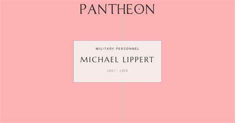 Michael Lippert Biography Pantheon