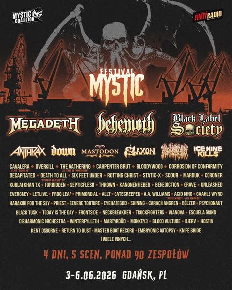 Mystic Festival 2026 03062026 4 Days Gdańsk Gdańsk Shipyard