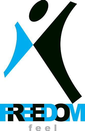 벡터 그림을 제기 손으로 즐거운 추상적인 개인의 성공적인 사업 경력 아이콘입니다 기업 개발 기호입니다 자유의 창조적 상징 개성 개념에 대한 스톡 벡터 아트 및 기타 이미지