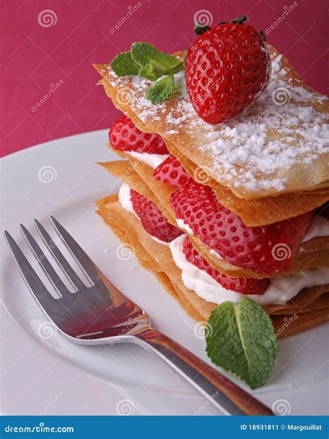 Mille Feuille Stock Image Image Of Feuille Cream Dessert