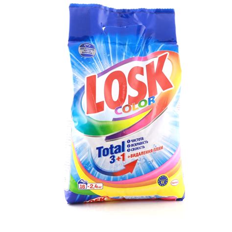 Порошок пральний Losk Колір автомат 2,4 кг (57392) - Купити за вигідною ...