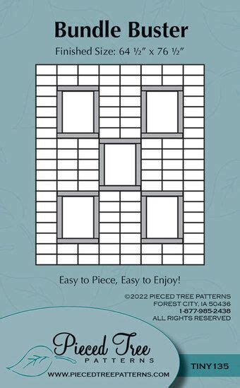 Pieced Tree Patterns Bundle Buster Quilt Pattern Tree Patterns
