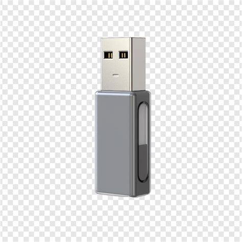 Premium Psd Gray Usb Memory Stick With Information Storage