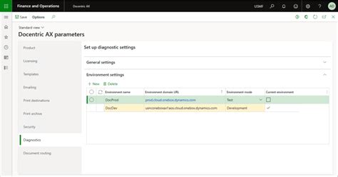 How To Set Up Global Parameters Docentric Ax