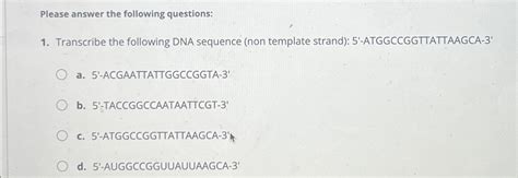 Solved Please Answer The Following Questions Transcribe The
