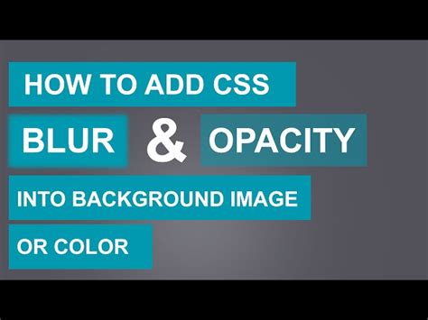 Background Transparent Css