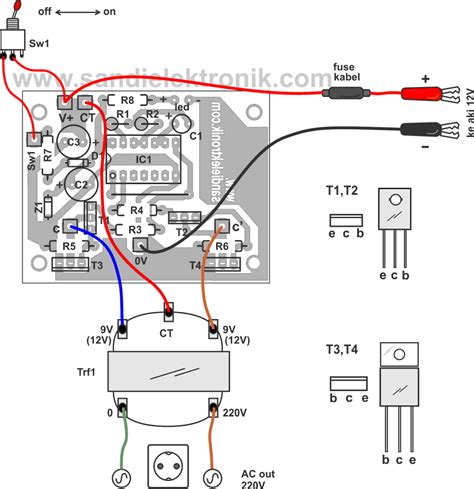 Membuat Inverter 25W Sandi Elektronik