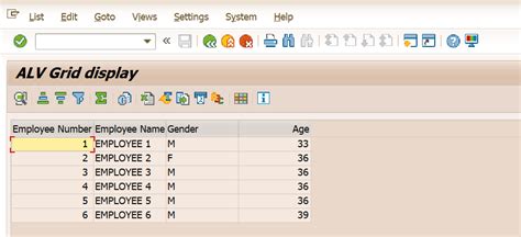 ALV Display Using FM RESUE ALV GRID DISPLAY Prasenjitk