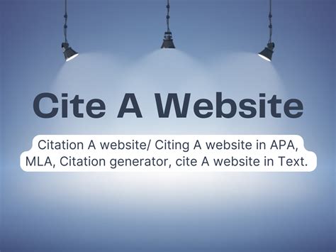 Cite Like A Pro Mastering Website Citations For Credible And SEO Friendly Content