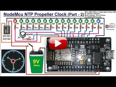 Nodemcu Ntp Propeller Clock Part 1
