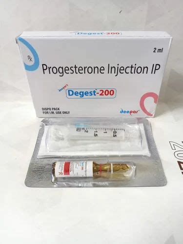Progesterone 200mg Injection 200 Mg Ml Packaging Size 2 Ml At ₹ 239 Vial In Jaipur