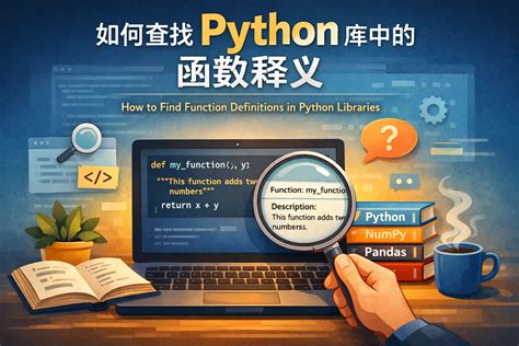 如何查找python库中的函数释义 如何查找python库中的函数释义