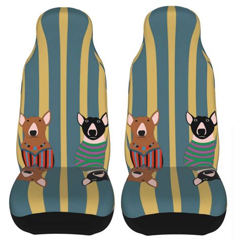 Badu Bg Бултериер Универсален калъф за столче за кола Four Seasons Жени Кучета Калъфи за седалки