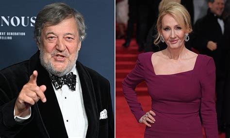 Fry Reveals Trans Friends Deeply Upset By Jk Rowling Jk Rowling