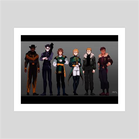 Line Up Jrwi The Suckening An Art Print By Skywerse Inprnt