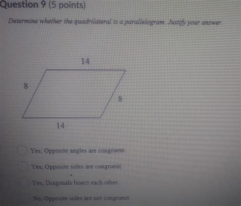 Solved Question 9 5 Points Determine Whether The