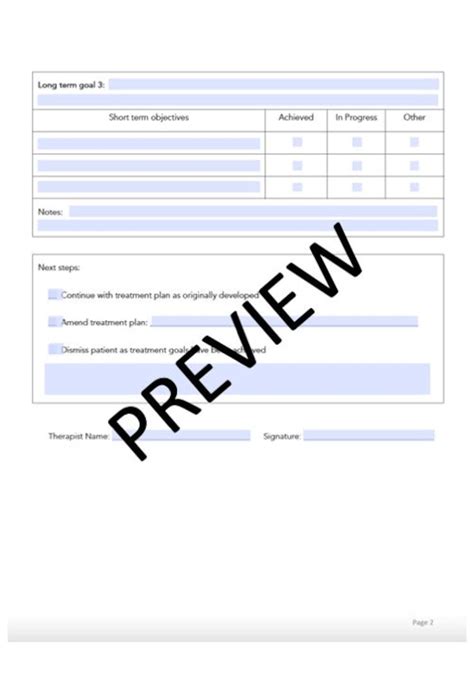 Progress Report Template For Speech Therapy Editable Fillable Printable PDF Etsy