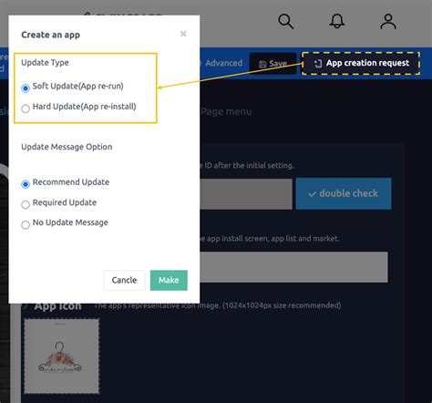 App Update Type And Method Support