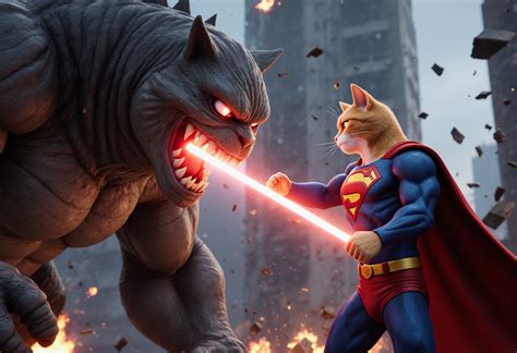 Massive Monster Invasion Destroying Modern City Prompts Stable