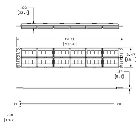 Panduit NetKey Modular Face Panel Cableorganizer Com