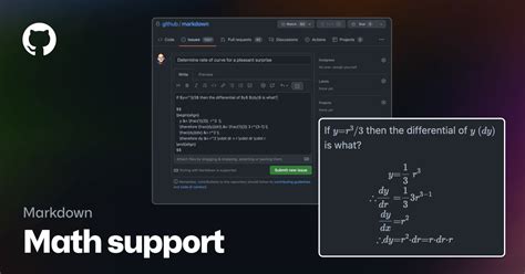 Math Support In Markdown The Github Blog