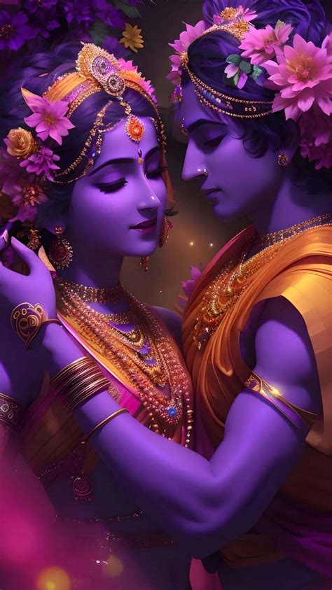 Download Krishna Iphone Radha Black Background Wallpaper 44 Off