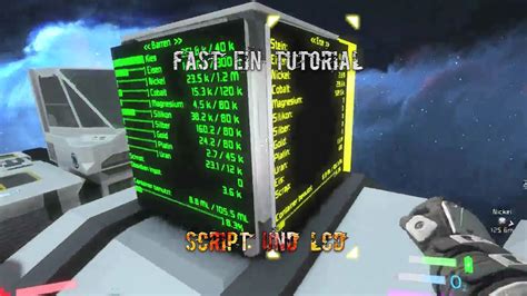 Space Engineers ★ Tutorial 06 Script Und Lcd ★ Survival Lets Play