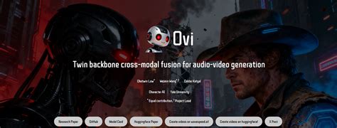 Introducing Ovi Meet The Open Source Alternative To Veo 3 By