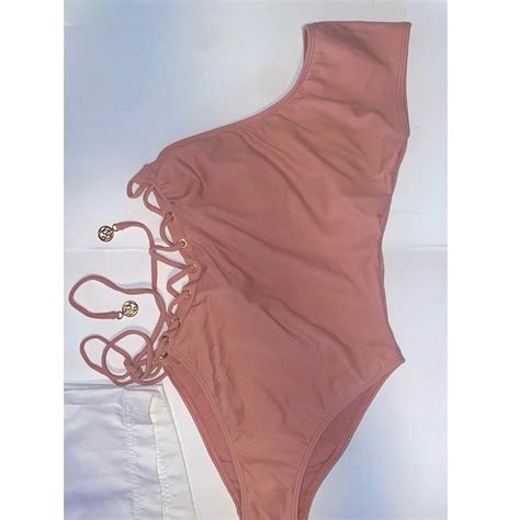 ⚡️ Luli Fama One Piece Bathing Suit👙🌷🎀 Blush Pink Depop
