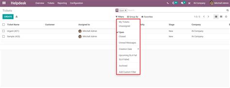 Odoo Helpdesk Overview